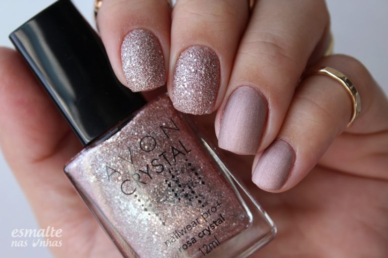 Combinação Rosé - Rosé da Impala e Rosa Crystal da Avon